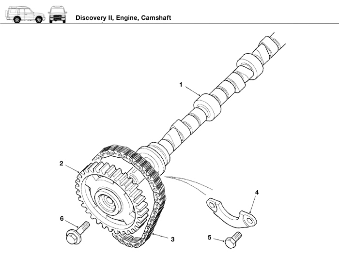 Land Rover Discovery II Camshaft | Rovers North - Land Rover Parts and ...