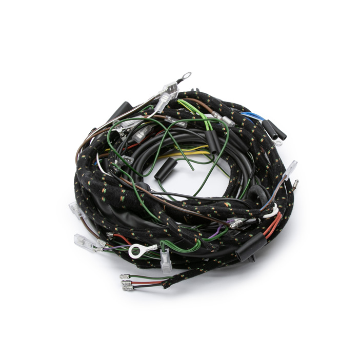 Cloth Covered Wire Harness. Early Series IIA Includes Engine/Dynamo ...