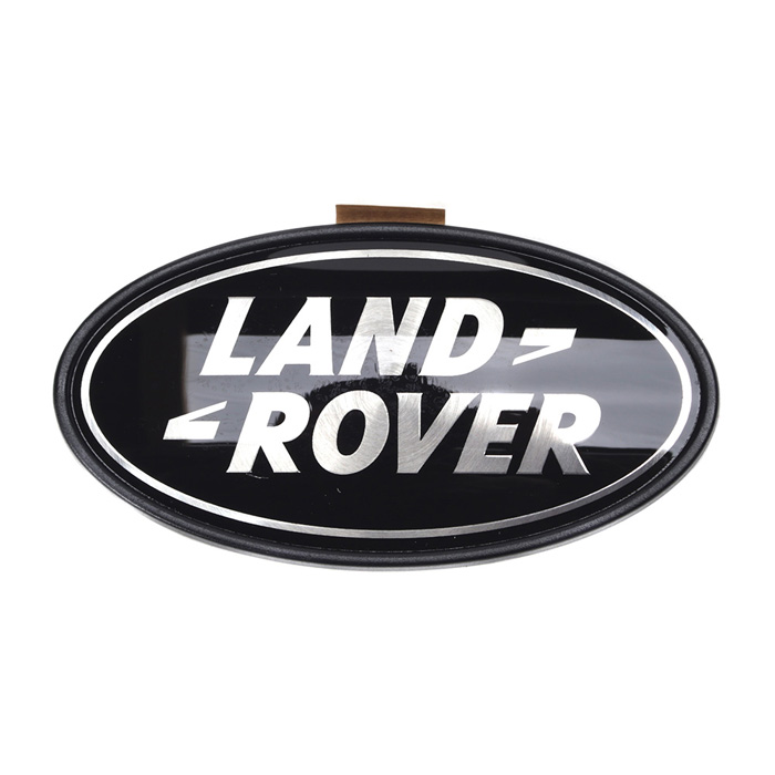 Land Rover Molded 3D Plastic Badge Black and Silver DAH500330 RNX972 Rovers North Land Rover Parts and Accessories Since 1979