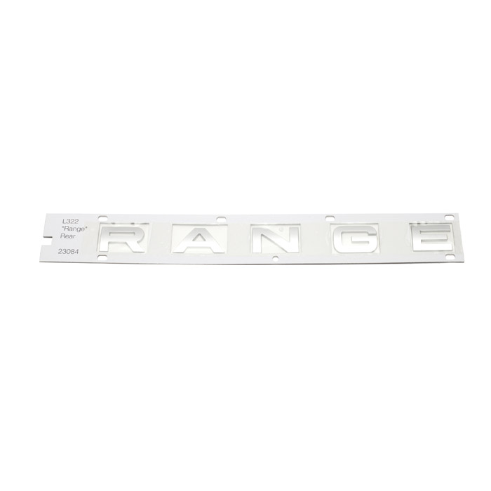 Name Plate "Range" Rear R/R L322 Titan LR008212 | Rovers North - Land ...
