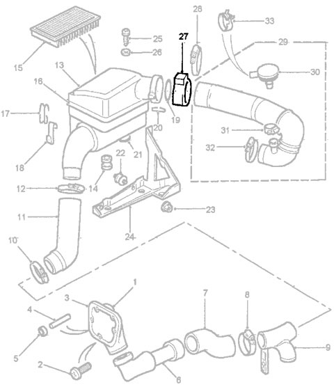 Mass Air Flow Sensor - Td5 MHK100620 RNL695 | Rovers North - Land Rover ...