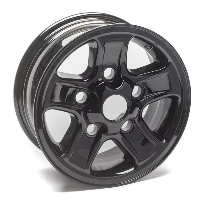 Alloy Road Wheel 7 X 16 Defender Boost 5 Spoke -Black PLS862B | Rovers ...