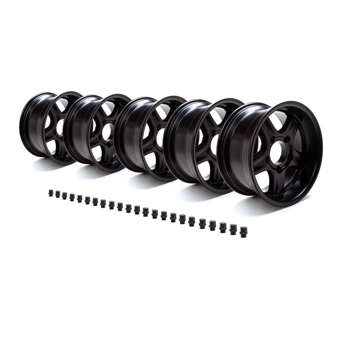 Caradoc Alloy Wheels With Lug Nuts - Satin Black - 18 X 9 RNA5014-5 ...