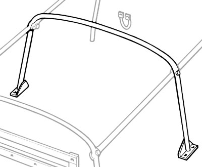 Rovers North - Land Rover Parts and Accessories Since 1979 - HOOD STICK ...