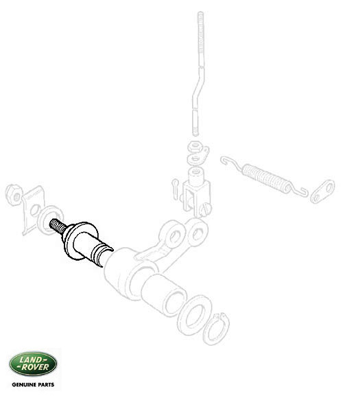 Shaft - Hand Brake Relay - Series IIA and III 577137 RNC507 | Rovers ...