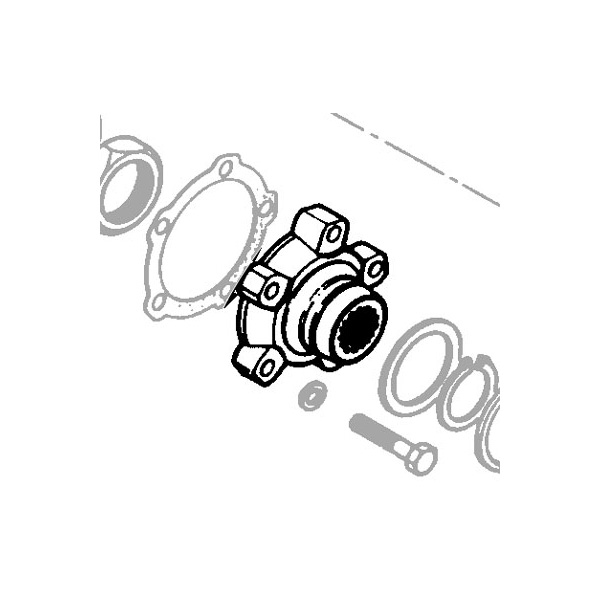 Drive Flange - Early Defender FRC5806 RNE192 | Rovers North - Land ...