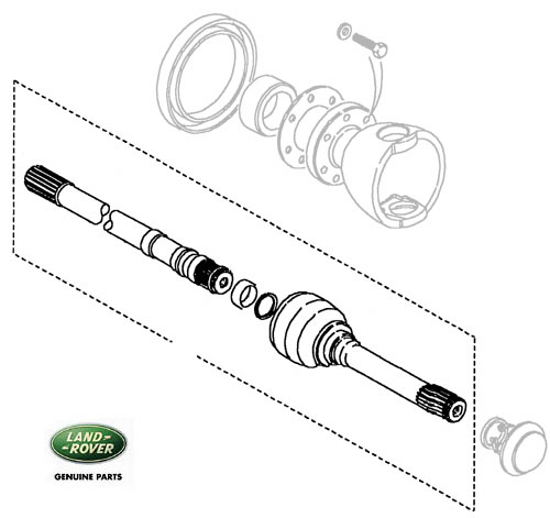 Rovers North - Land Rover Parts and Accessories Since 1979 - HALF SHAFT ...