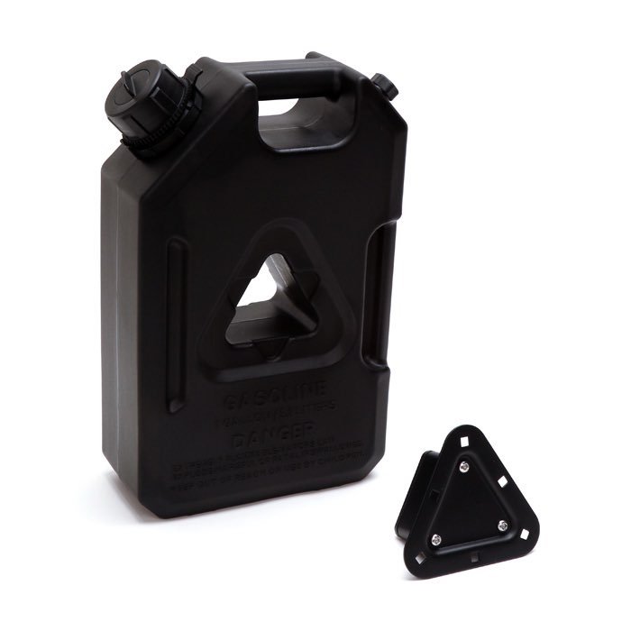Roto Mold Container 1 Gallon (3.8 Liter) With Lock Mount - Black ...